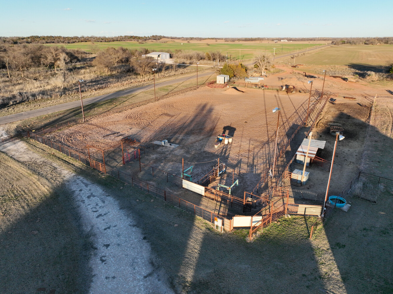 Dover House, Barn and Roping Arena in Kingfisher County, Oklahoma (54 ...